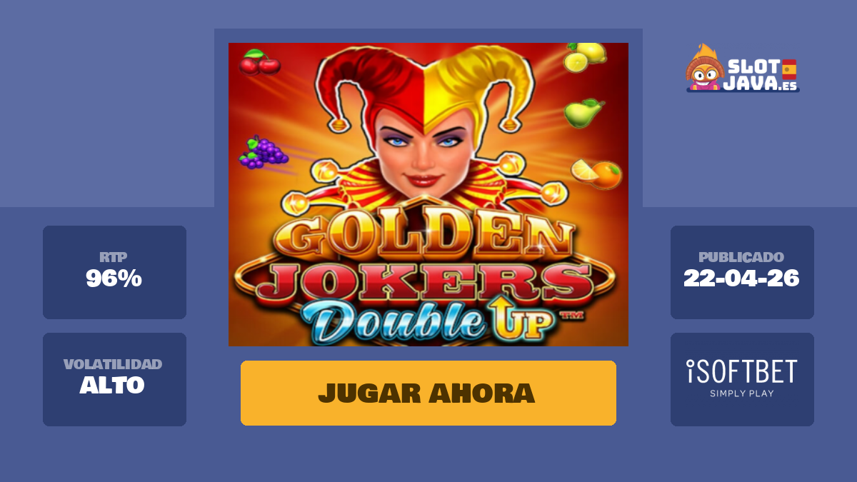 Golden Jokers Double Up tragaperras online - Juega gratis en SlotJava
