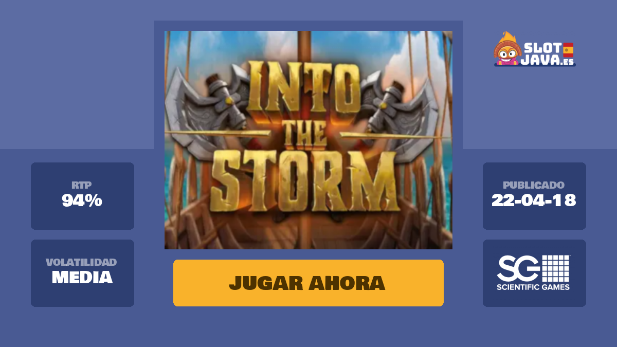 Into The Storm tragaperras online - Juega gratis en SlotJava