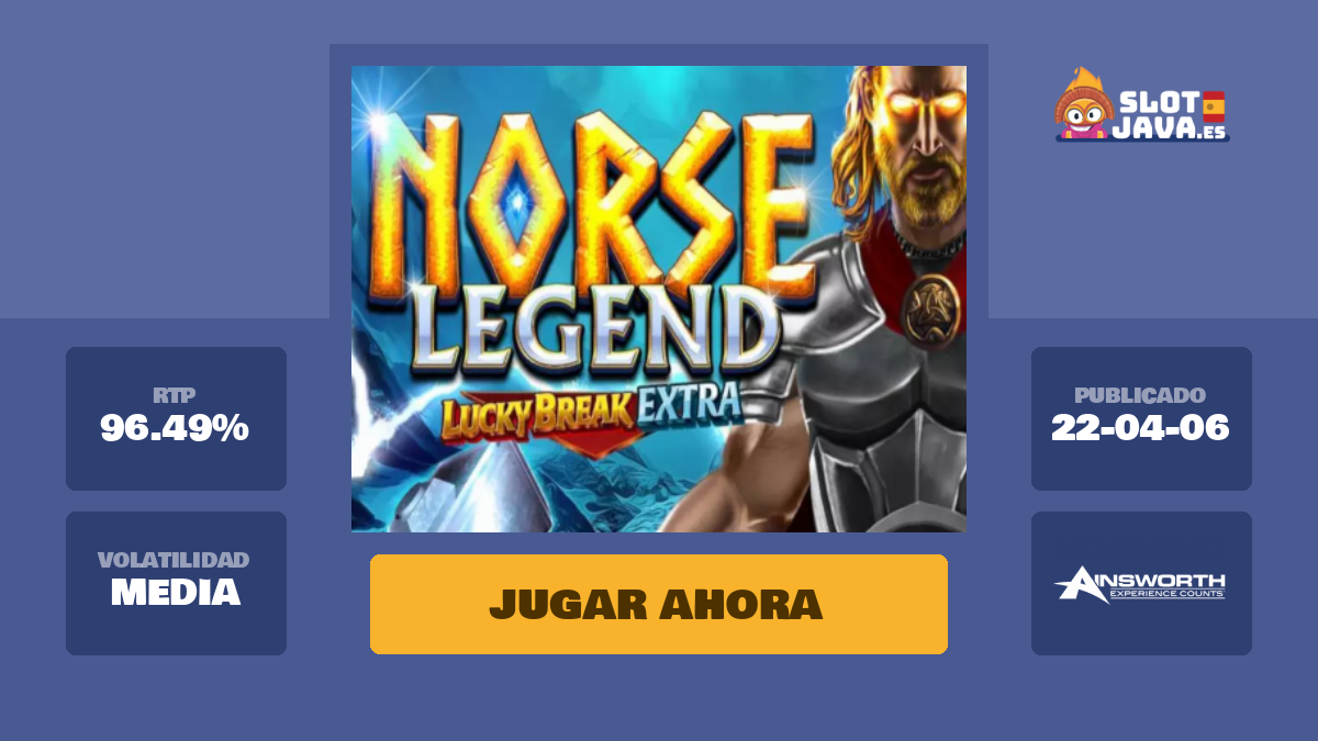 Norse Legend: Lucky Break Extra tragaperras online - Juega gratis en SlotJava