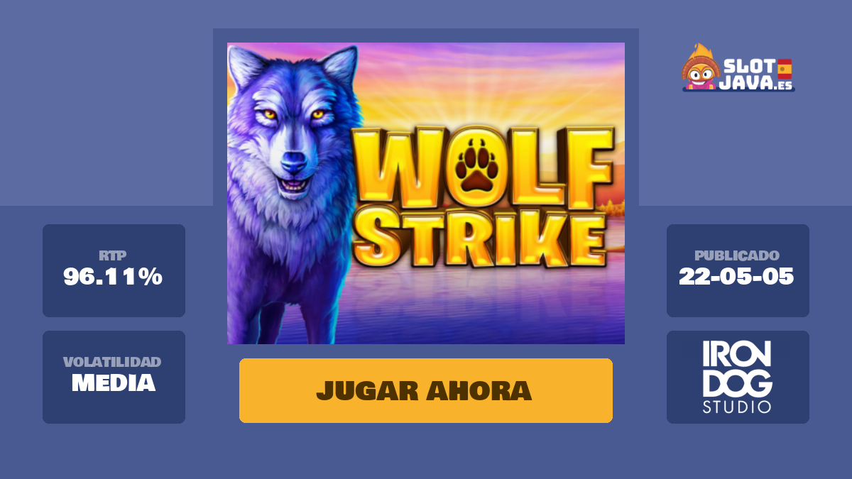 Wolf Strike tragaperras online - Juega gratis en SlotJava