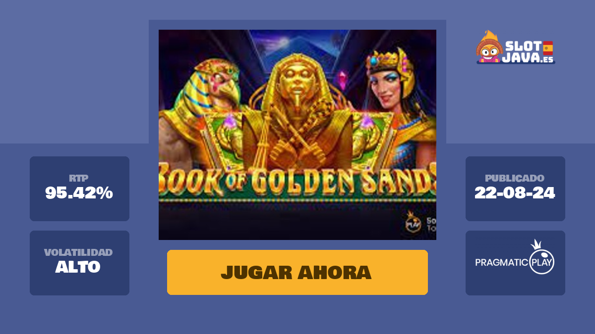 Book of Golden Sands tragaperras online - Juega gratis en SlotJava
