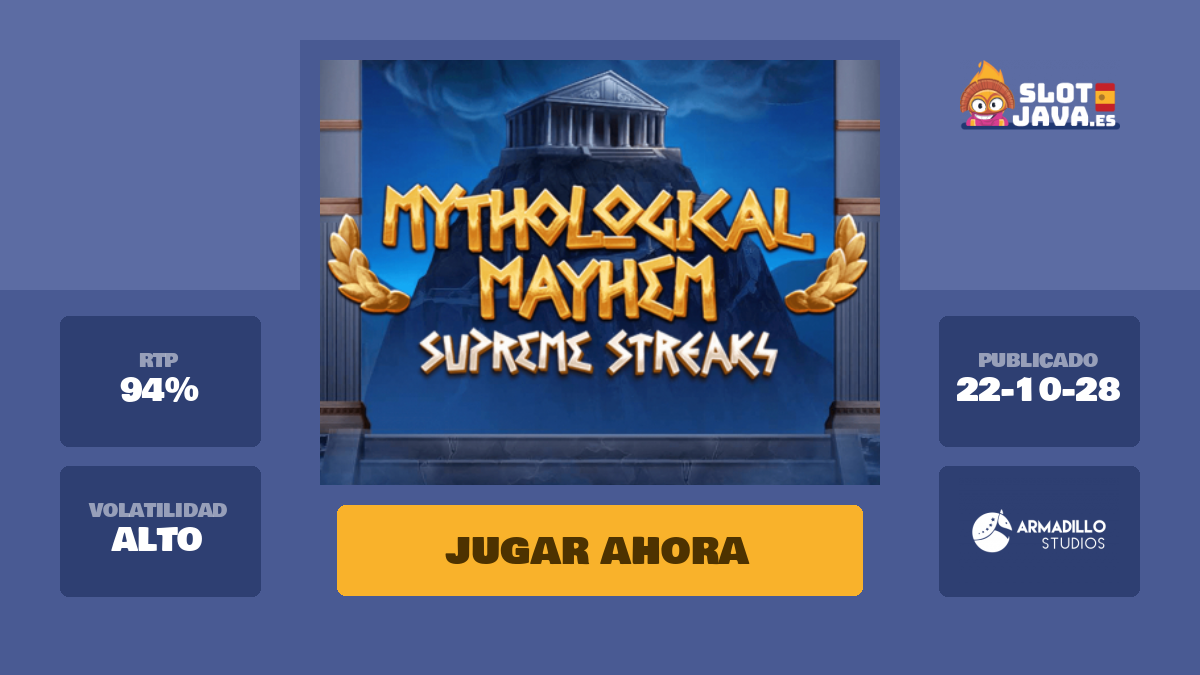 Mythological Mayhem Supreme Streaks tragaperras online - Juega gratis en SlotJava