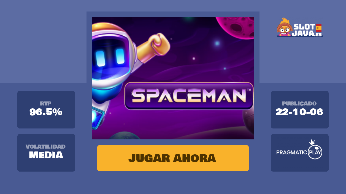 Spaceman Reseña | Jugar ahora | SlotJava.es