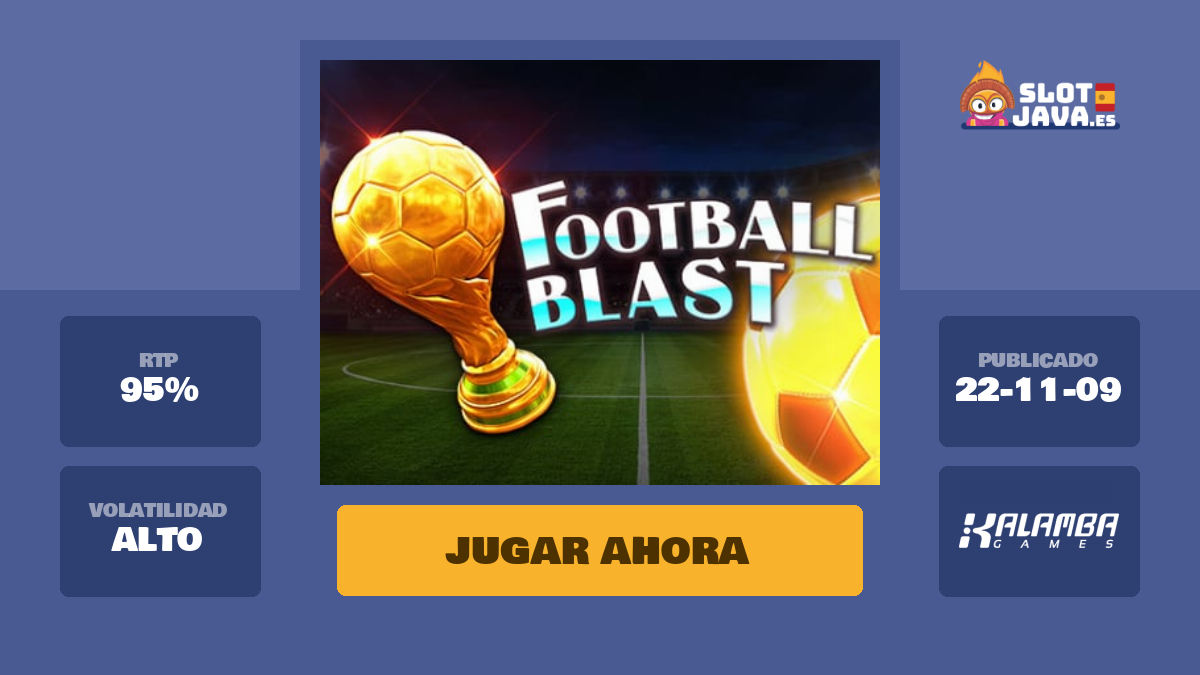 Football Blast tragaperras online - Juega gratis en SlotJava