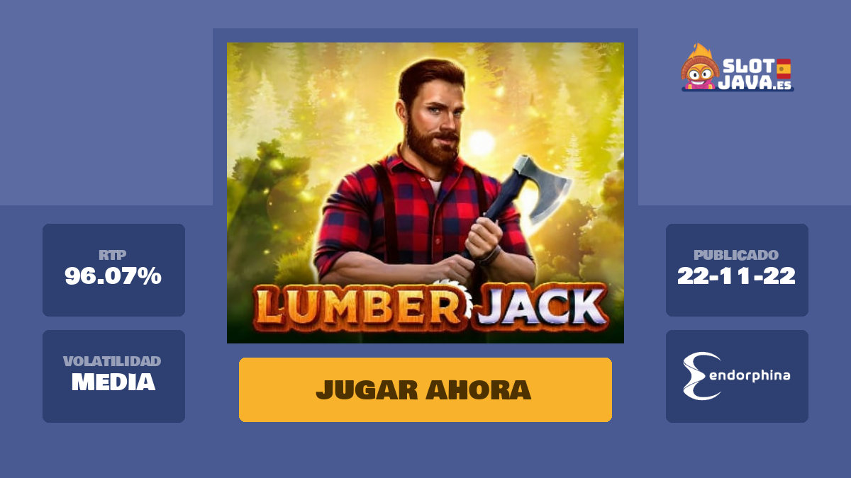 Premios de hasta 100x te esperan en Lumber Jack