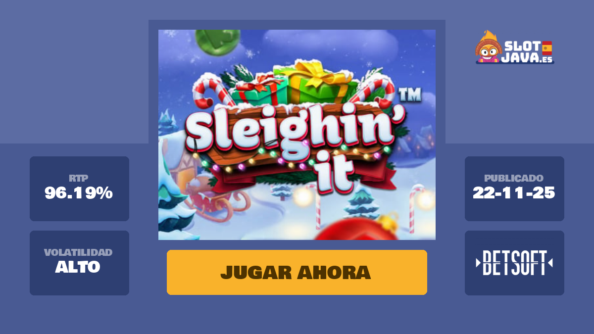 Sleighin' It, la tragaperras desarrollada por Betsoft en la que puedes ...