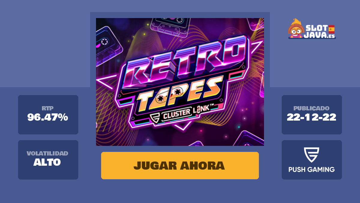 Premios de hasta 10.000x te esperan en Retro Tapes