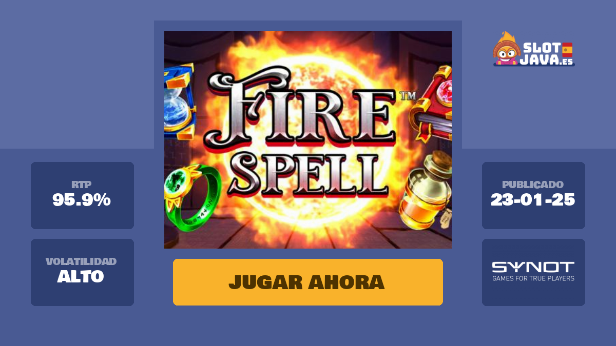 Fire Spell tragaperras online - Juega gratis en SlotJava