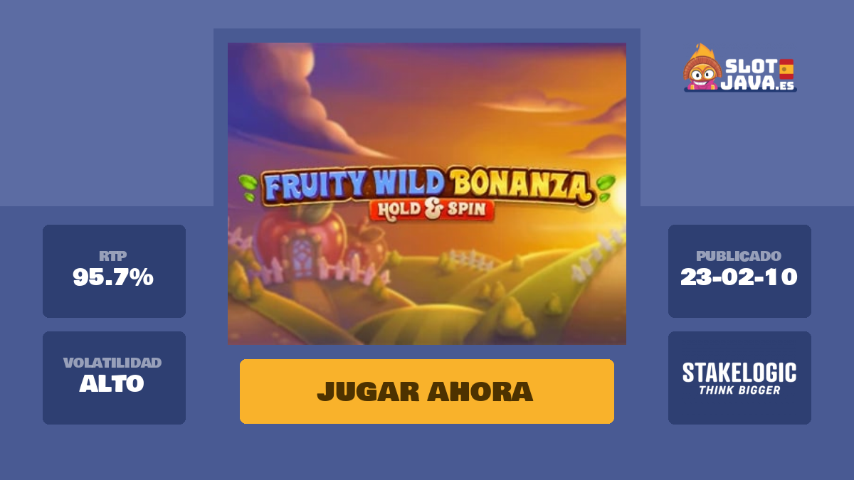 Fruity Wild Bonanza Hold and Spin tragaperras online - Juega gratis en SlotJava