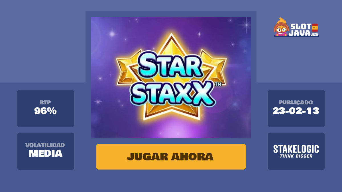 Star Staxx tragaperras online - Juega gratis en SlotJava