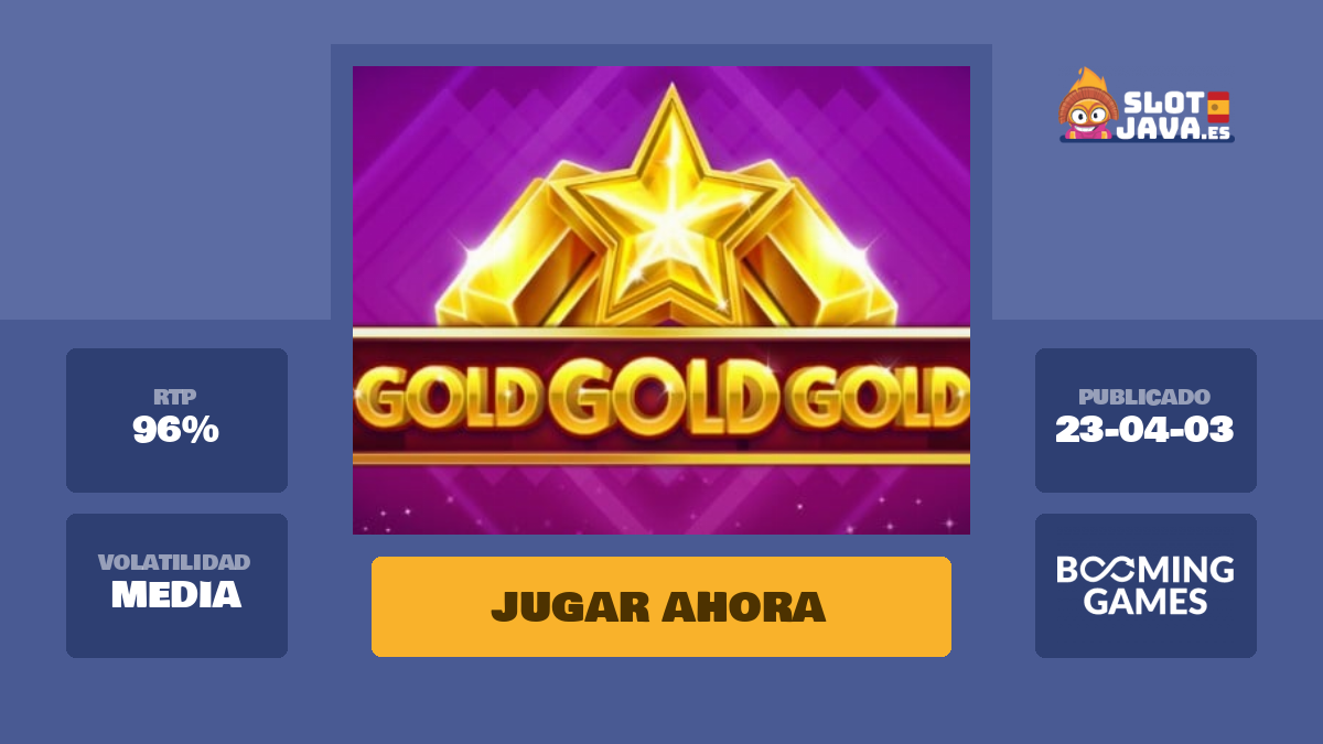 Gold, Gold, Gold reseña con demo | Slotjava