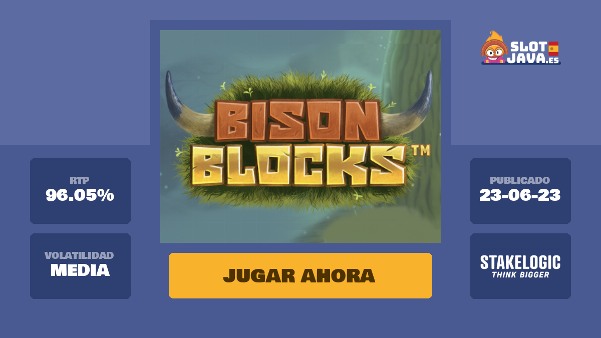 Bison Blocks, deja que los bisontes te ayuden a ganar.