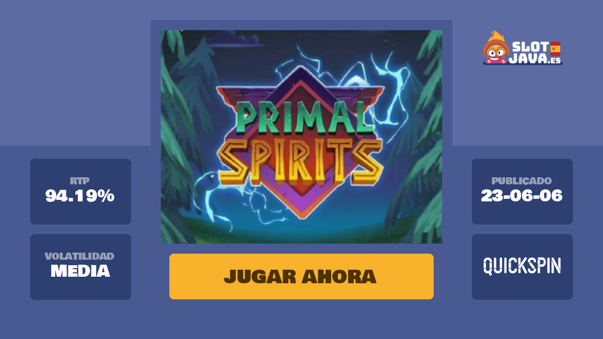 Primal Spirits tragaperras online - Juega gratis en SlotJava