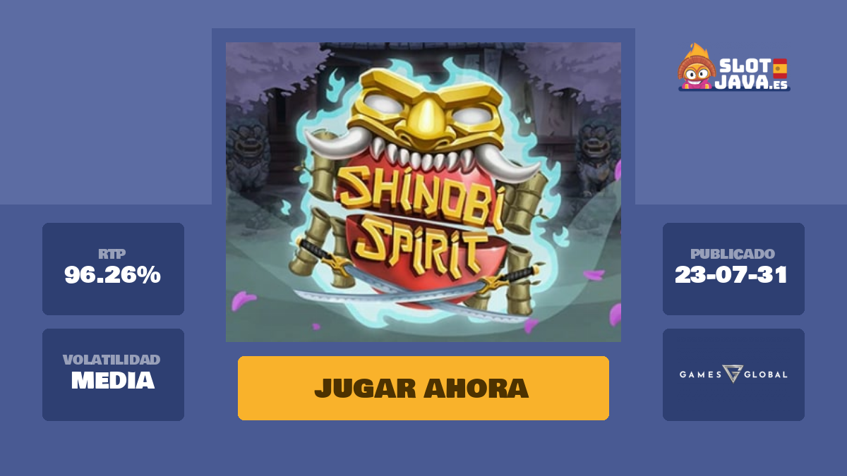 Shinobi Spririt | Jugar gratis ahora | Slotjava.es