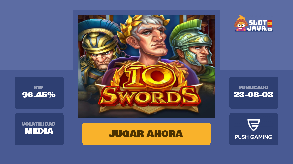 10 Swords Reseña | Jugar ahora | SlotJava.es