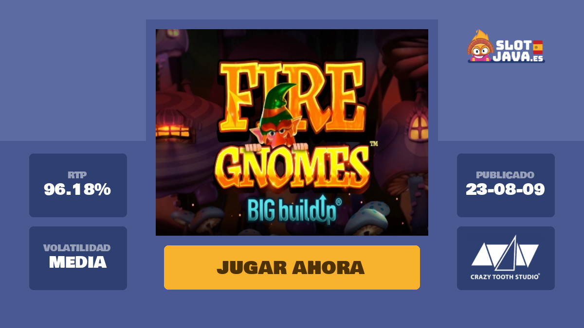 Fire Gnomes Reseña | Jugar ahora | SlotJava.es