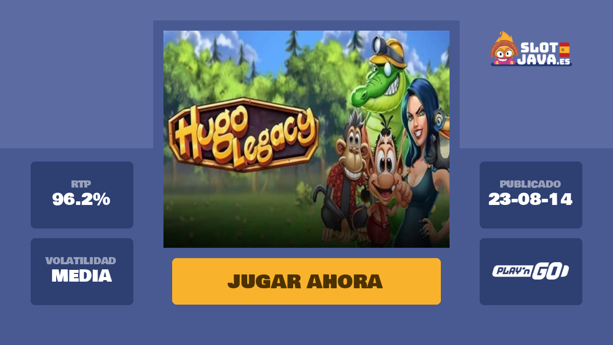 Hugo Legacy tragaperras online - Juega gratis en SlotJava