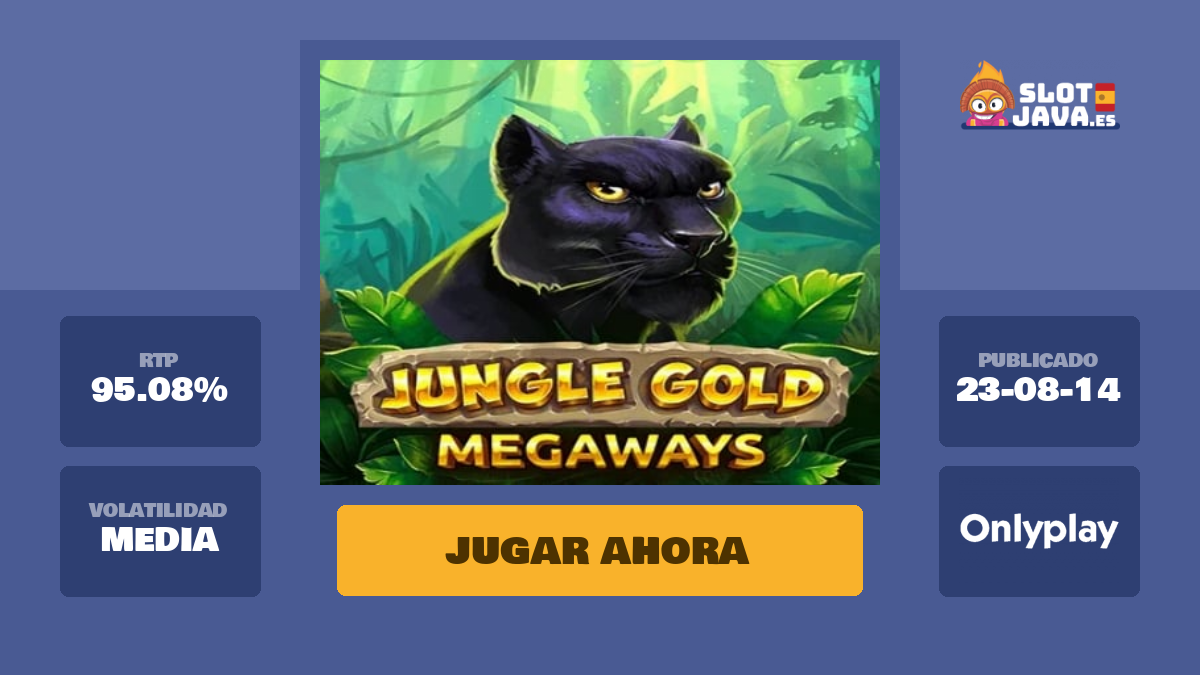 Jungle Gold Megaways Reseña |Jugar ahora| SlotJava.es