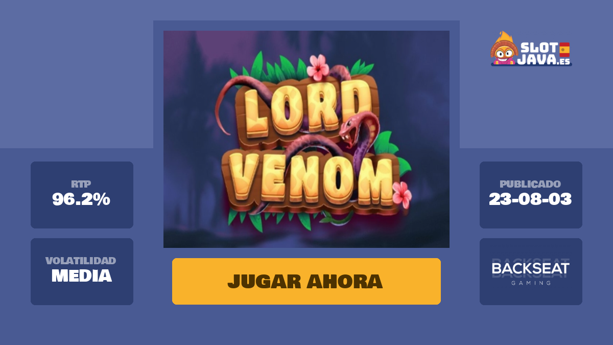 Lord Venom Reseña | Jugar ahora | SlotJava.es