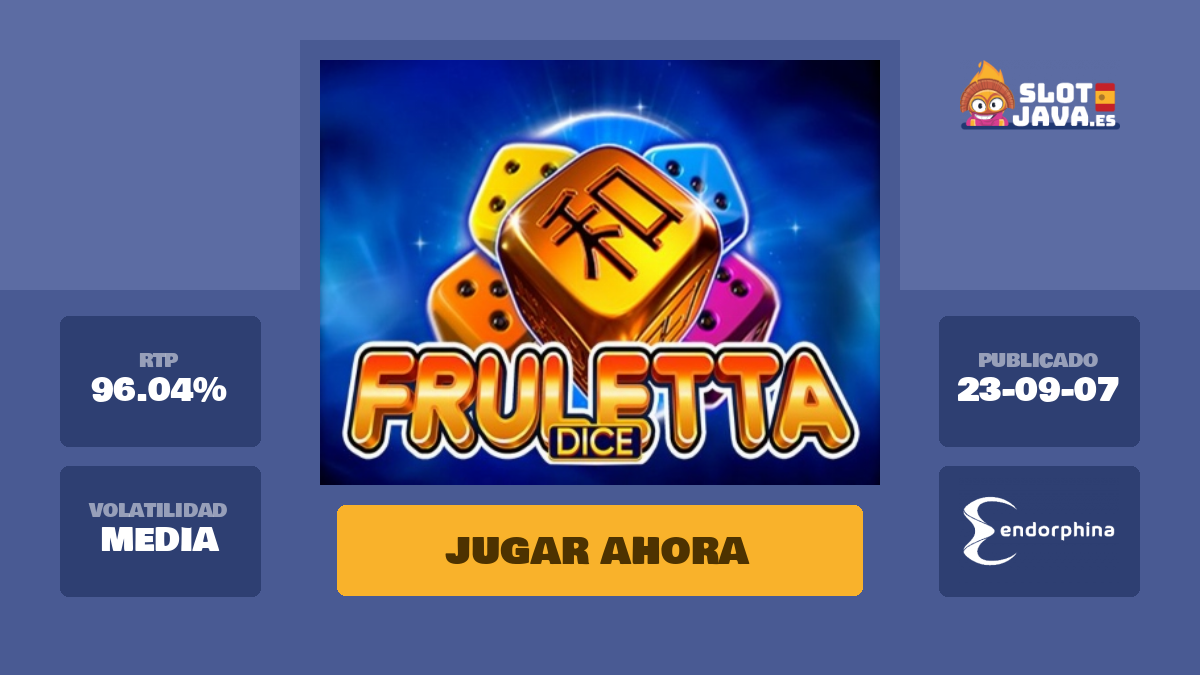 Fruletta Dice Reseña |Jugar ahora| SlotJava.es