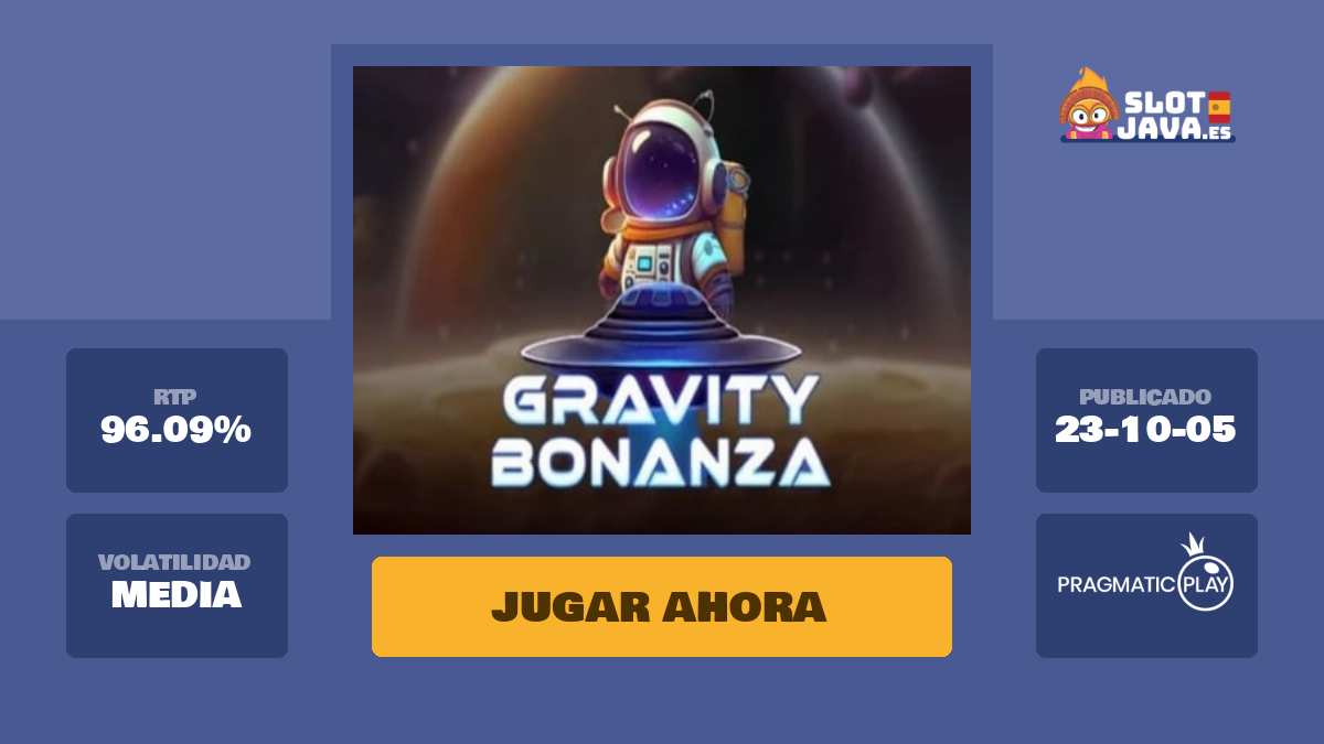Gravity Bonanza Reseña |Jugar ahora| SlotJava.es