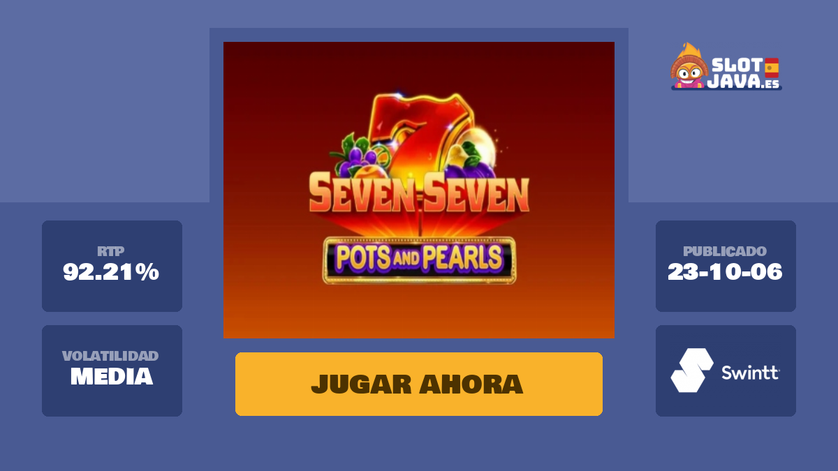 Seven Seven Pots and Pearls - slotjava.es